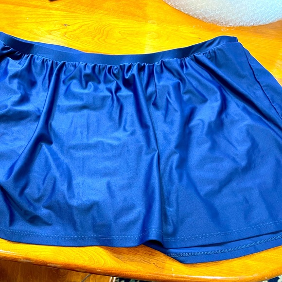 Delta Burke | Swim | Delta Burke Swim Skirt 22w Navy Blue Elastic Waist ...